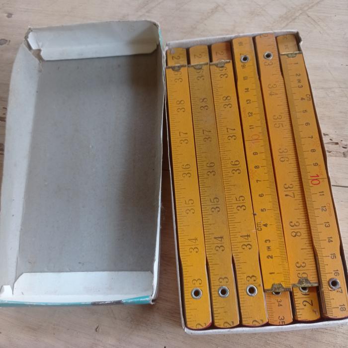 Jual meteran kayu lipat 100cm 1 meter jadul NOS - Kab. Pringsewu - Tool ...