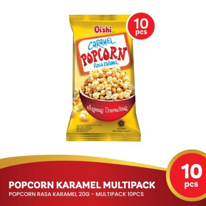 Jual Oishi Popcorn Caramel 20 gr Renteng Isi 10 pcs - Kota Semarang ...