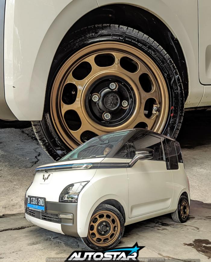 Jual MODIFIKASI RETRO MOBIL WULING AIR EV USE HSR KLG R14 PCD 4X100 ...