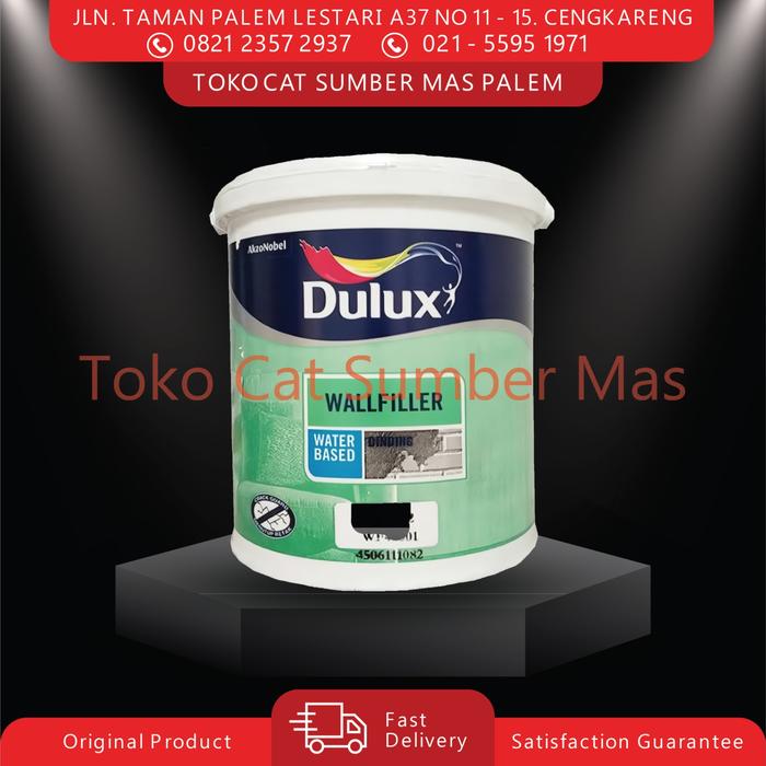 Jual Dulux Wallfiller Plamur /Plamir tembok /Dempul Interior 3,5 KG ...