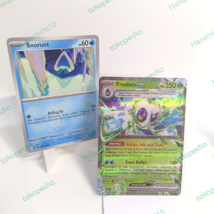 Jual Froslass Ex Include Snorunt Pokemon Tcg Indonesia Kilau Hitam