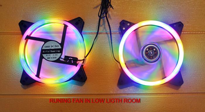 Jual FAN CASING RGB 12CM 12 CM FAN RGB RAINBOW CASING SOKET MOLEX ...