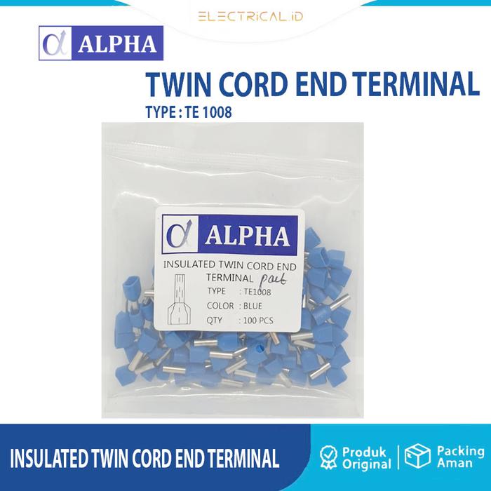 Jual Skun Ferules TWIN / Skun Kabel Ferulles TWIN TE 1008 - TE 1008 ...