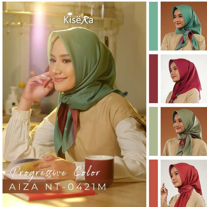 Jual KISERA JILBAB KERUDUNG 4 IN 1 HIJAB 4 WARNA : AIZA 0421 M - Kab ...