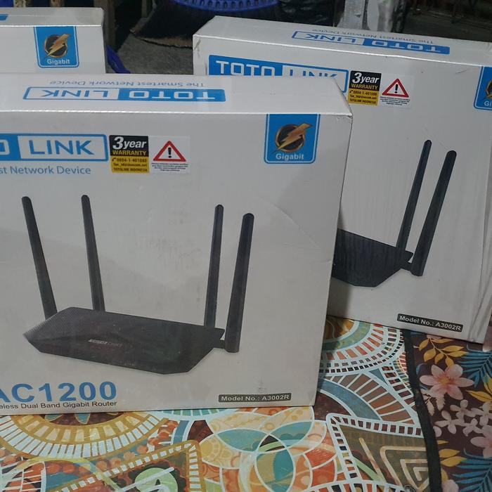 Jual Totolink A3002r Ac1200 Wireless Dualband Gigabit Router Second Likenew Kota Depok Day