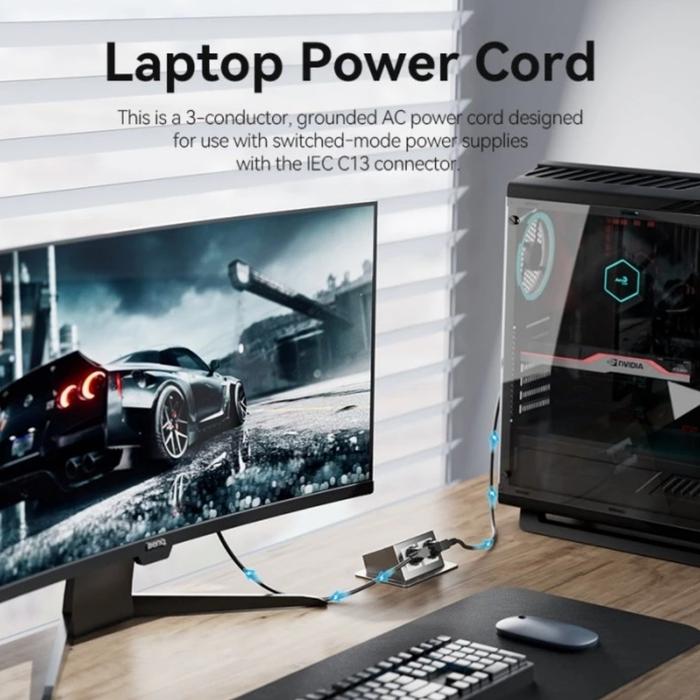 Jual Ugreen Kabel Power Extension Pc Cpu Komputer Tv Proyektor Ups 2 ...