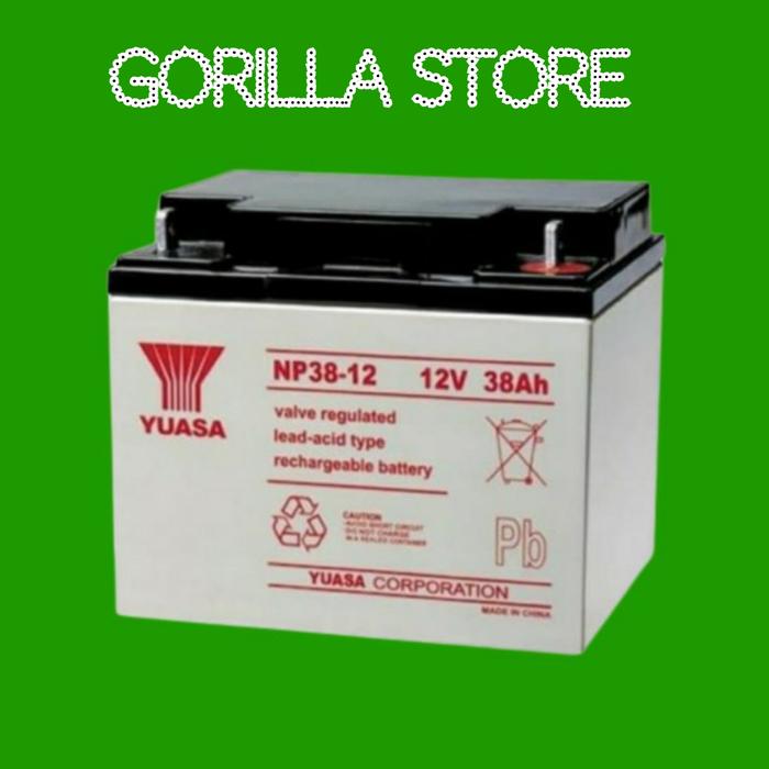 Jual Baterai Aki VRLA YUASA 12V 38AH - NP38-12 - Jakarta Pusat ...