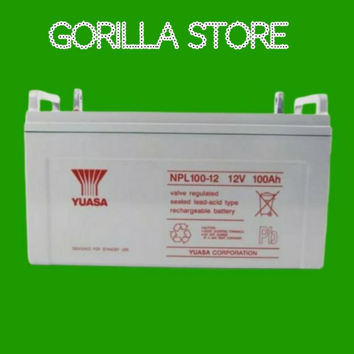 Jual Baterai Aki VRLA YUASA 12V 100AH - NPL100-12 - Jakarta Pusat ...