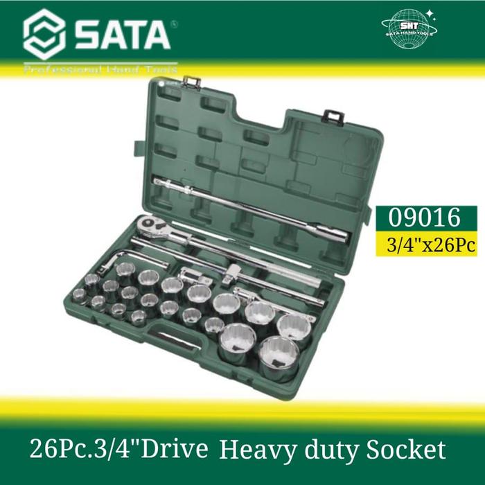 Jual Sata Kunci Shock Jumbo Set 26 Pcs 09016 3/4 Inch Drive Heavy Duty ...