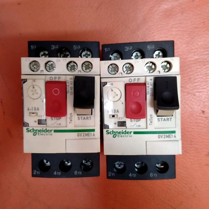 Jual motor circuit breaker GV2ME14 Schneider original 6-10A 3pole ...