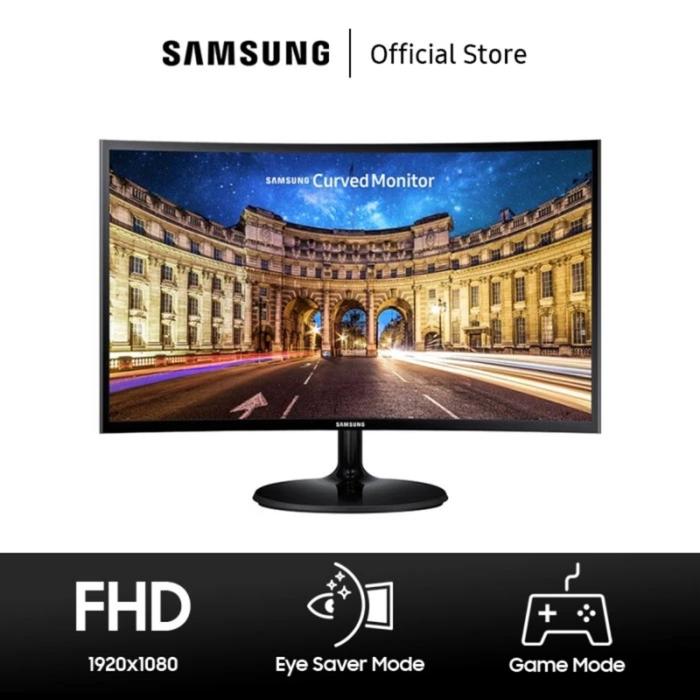 Jual SAMSUNG 24" CF390 60Hz fullHD Curved Monitor LC24F390FHE VGA HDMI ...