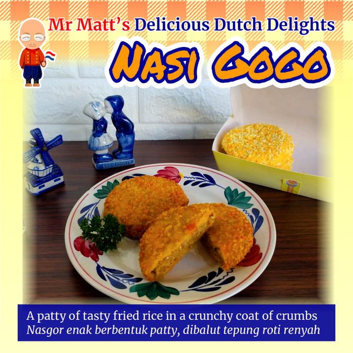 Jual Nasi Go-Go (nasischijf breaded rice patty nasgor goreng) - Kota ...