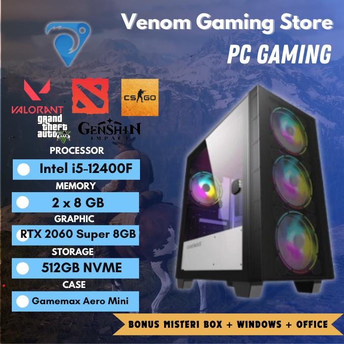 Jual PC Gaming | Intel i5 12400F | RTX 2060 Super | 512GB NVME | 16GB RAM - Kab. Tangerang ...