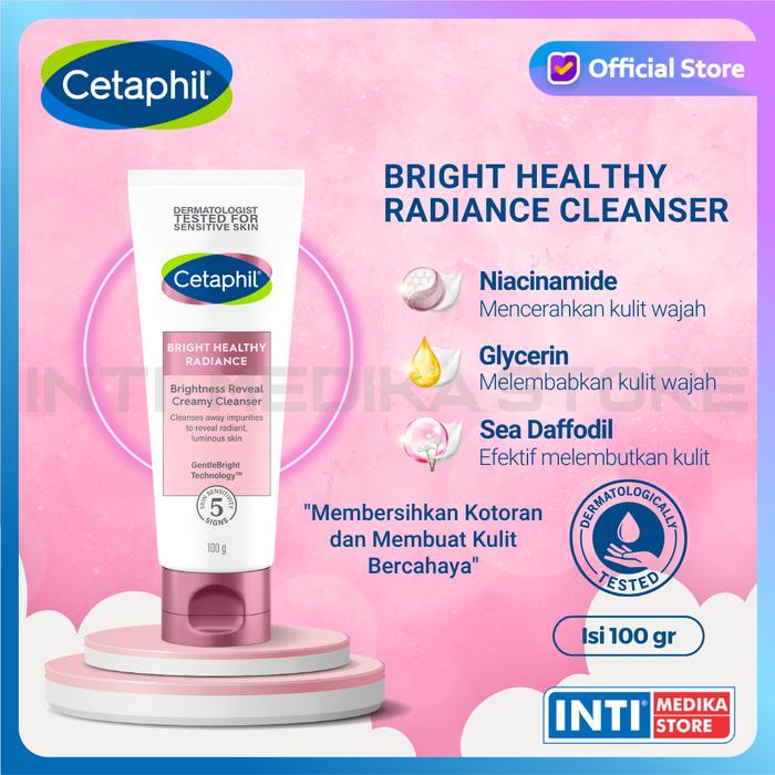 Promo CETAPHIL - Bright Healthy Radiance CREAMY CLEANSER 100g Pembersih ...