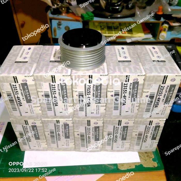 Jual D23 Navara Np300 pulley alternator dinamo ampere ORIGINAL NISSAN ...