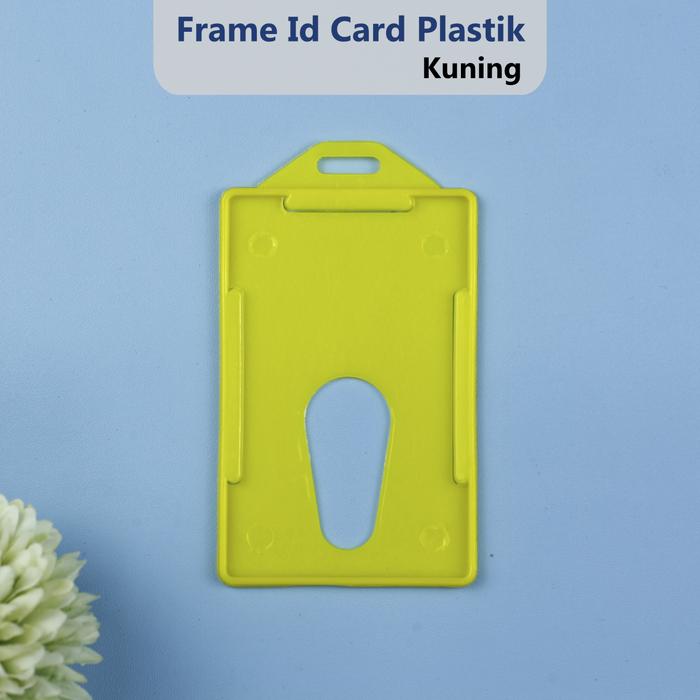 Jual casing idcard frame id card case id card card holder plastik ...