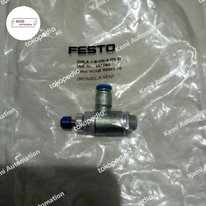 Jual Speed Control FESTO GRLA-1/8-QS-4-RS-D - Jakarta Timur - Kemi ...
