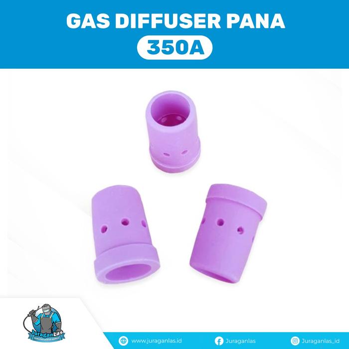 Jual keramik / Gas Diffuser / orifice untuk type Mig Torch Pana 350A ...