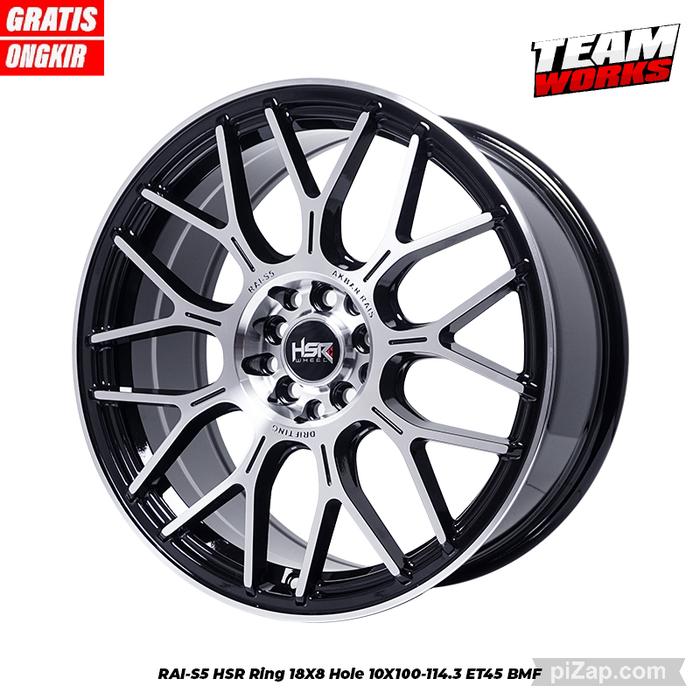 Jual Velg Mobil Hsr Rais5 R18 Alphard Voxy Accrod New Avanza Hole 5x100 ...