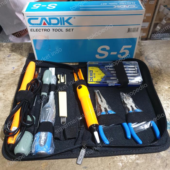 Jual Cadik S5 electrical tool kit set elektronik toolset S-5 electric ...