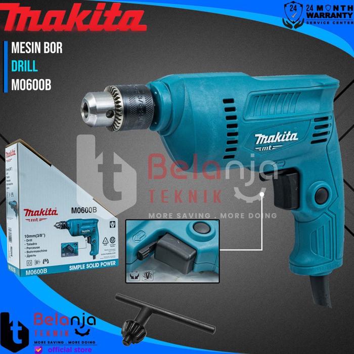 Promo Makita Mesin Bor Tangan Listrik M 0600 B 350W 10MM Driver Drill M0600B - Kota Bogor ...