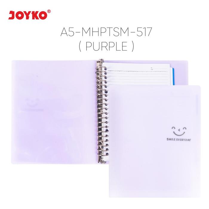 Jual Joyko Binder Note A5-MHPTSM-517 Ungu Pastel Series 20 Lubang 10 ...