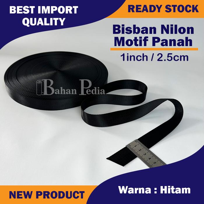 Jual [Roll 44mtr] Tali Webbing Bisban Nilon Nylon Motif Panah Import 2 ...