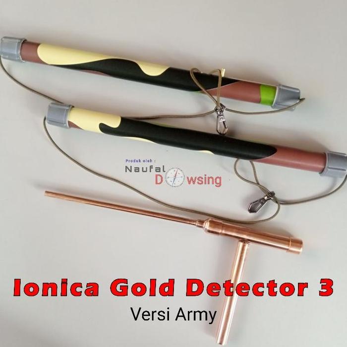 Jual Ionica Gold Detector 3 ( Versi army ), alat deteksi emas, logam ...