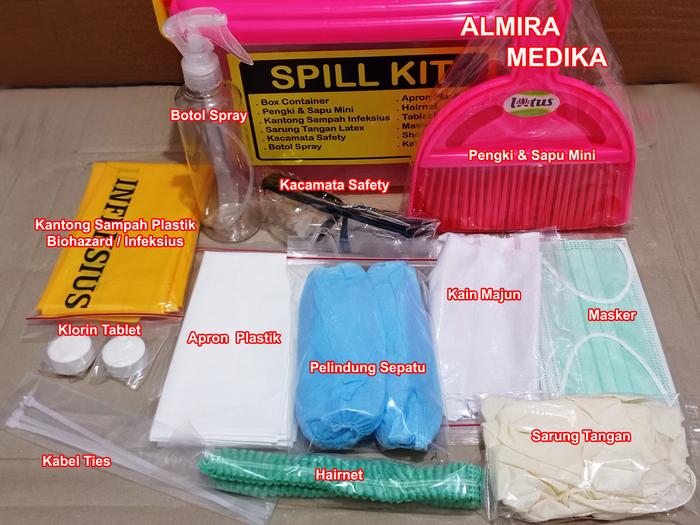 Jual Spill Kit Infeksius Klinik Rumah Sakit / Spil Kit Limbah B3 Medis ...