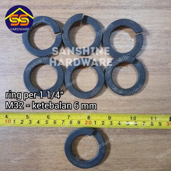 Jual RING PER M32 - 1 1/4 inch Harga Satuan Spring Washer Lock 32mm ...