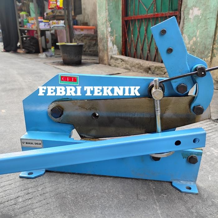 Jual Mesin Pemotong Flat 8 Inch OPT Hand Manual Shear Alat Potong Flat ...