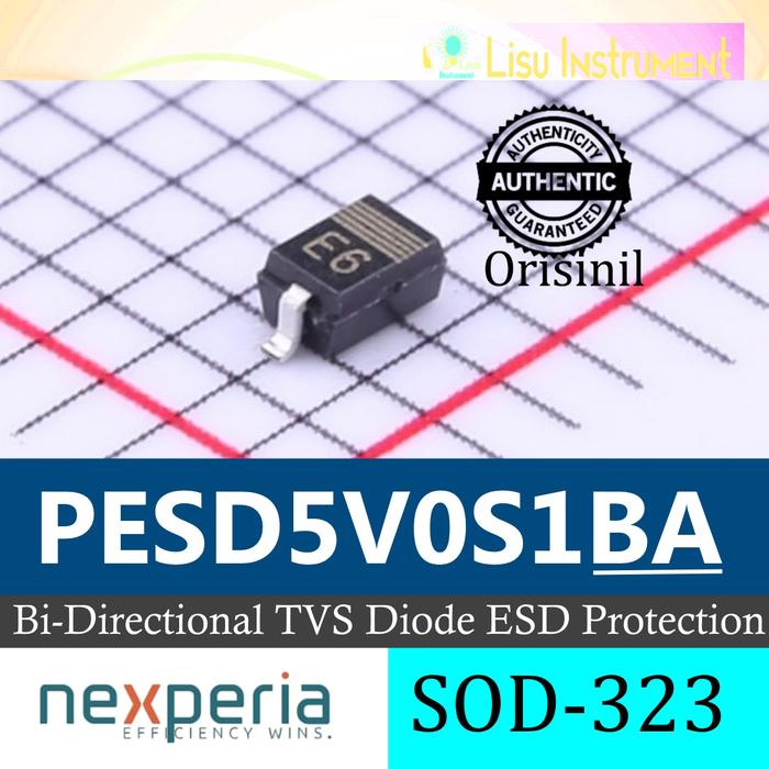 Jual PESD5V0S1BA Bidirectional ESD Protection Diode SOD-323 E6 Nexperia ORI - Kota Depok - Lisu ...