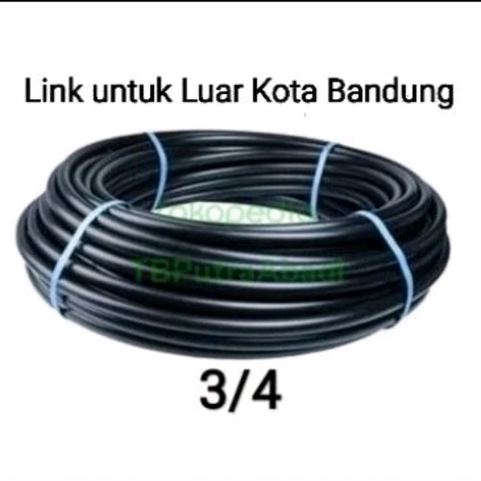 Jual Selang PE 3/4 inch Eceran Pipa PDAM Selang Pipa HDPE 3/4" Pipa ...