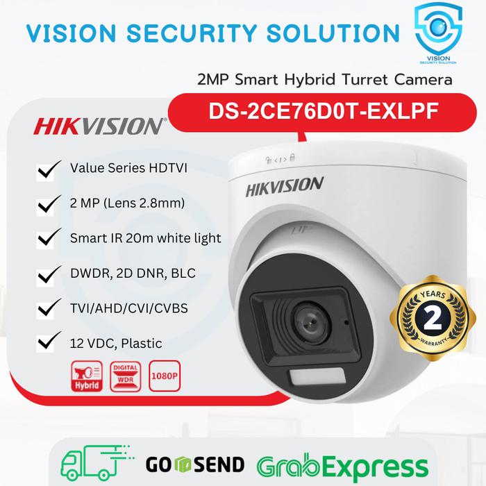 Promo Kamera CCTV Turbo HD Hikvision Indoor 2MP DS-2CE76D0T-EXLPF - Kab. Tangerang - Vision ...