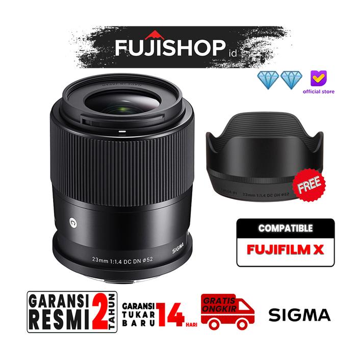Promo Sigma 23mm F1.4 Fujifilm X DC DN Contemporary Lens Garansi Resmi Cicil 0% 3x - Jakarta ...