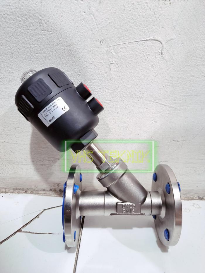 Jual ANGLE SEAT VALVE - PISTON VALVE SS316 DN25 PN16 1" FLANGE - Kota Bandung - vhs teknik ...