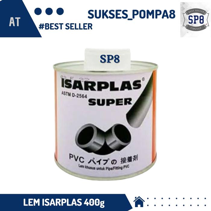 Jual Lem ISARPLAS Kaleng 400gr / Lem Pipa ISARPLAS Original - Kota ...