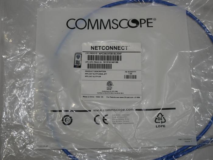 Jual COMMSCOPE KABEL LAN CAT 6 2M 7FEET PATCH CORD NETCONNECT - Jakarta ...