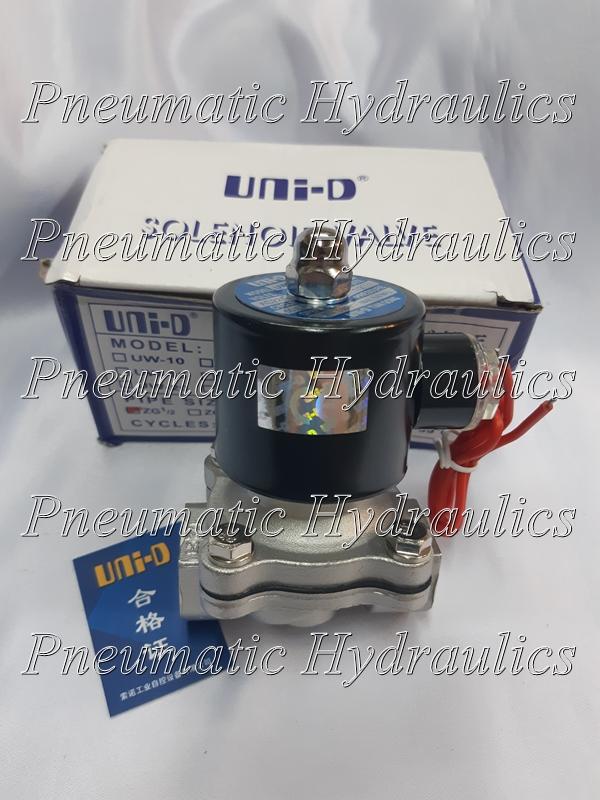 Jual UNI-D SOLENOID VALVE 1/2 inch UNID UWS15 / UNID UWS-15 drat 1/2 ...