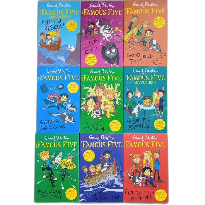 Jual Enid Blyton the famous five 9 books - 9 buku - Jakarta Utara ...