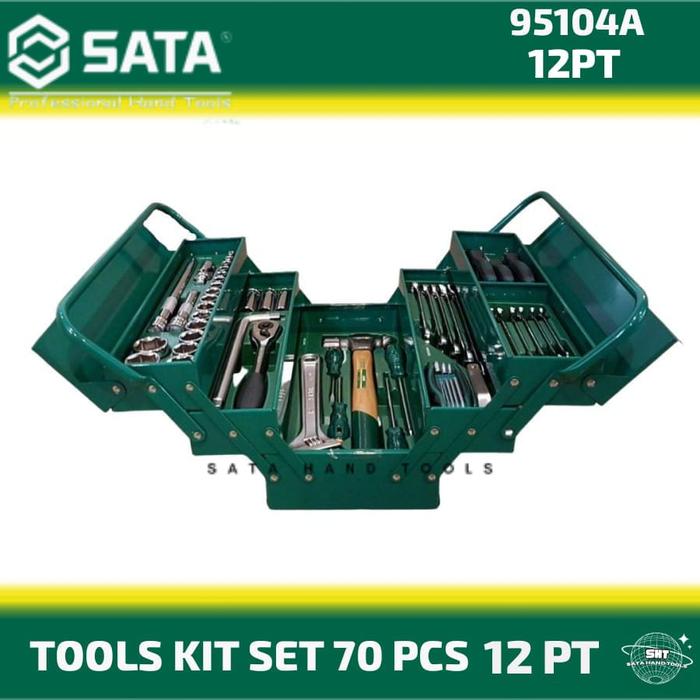 Jual SATA 95104A-70 12PT CANTILEVER MECHANIC TOOL BOX SET TOOL KIT SET ...