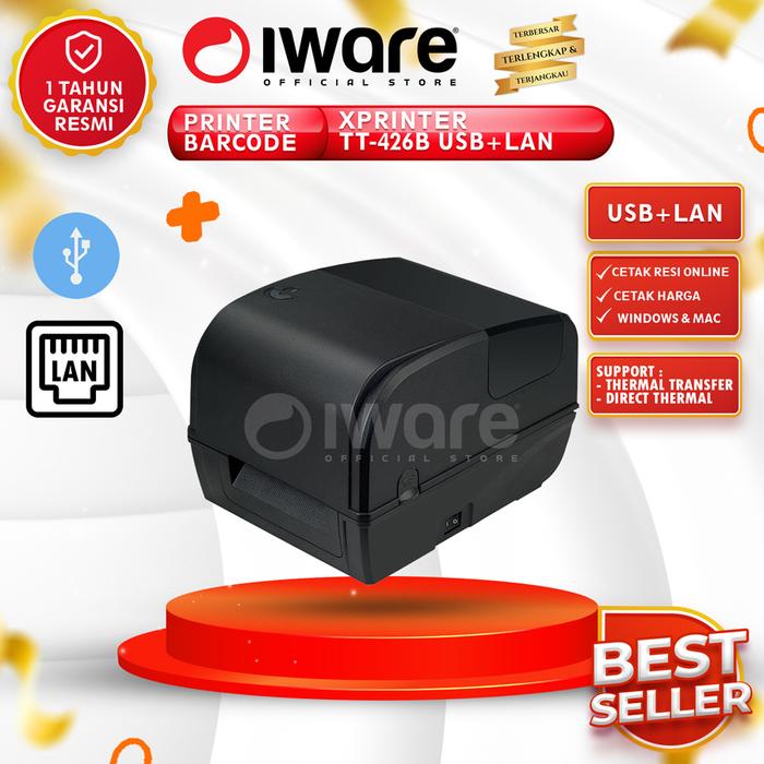 Promo Xprinter Printer Label Thermal Direct XP-TT426B Resi Harga Usb ...