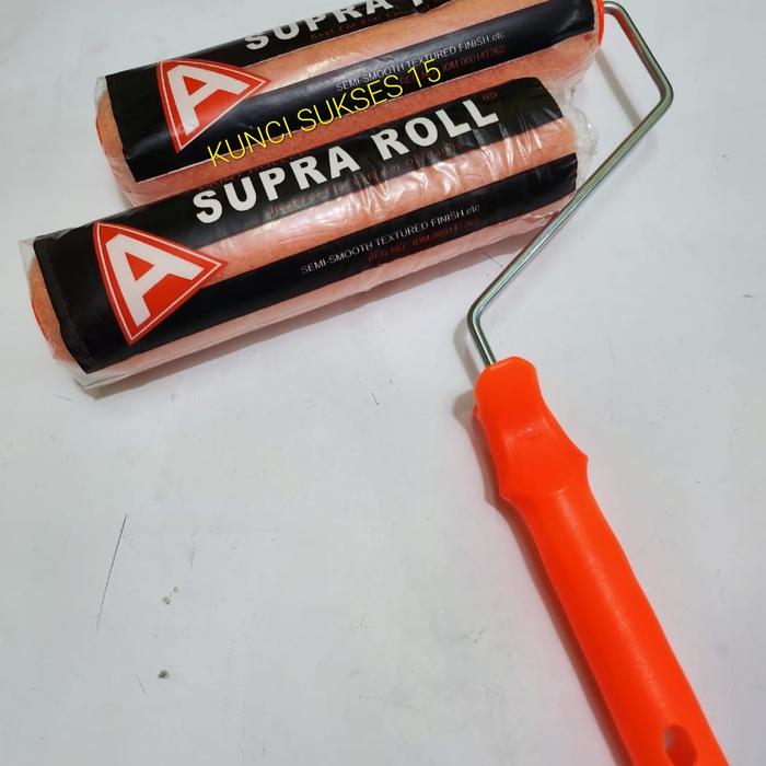 Jual Kuas Roll Cat Tembok Supra Cabut 9" inch/ Kuas Cat Copot Paint ...