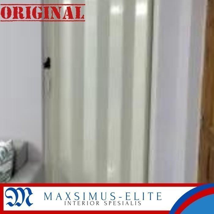 Jual pintu lipat folding door pvc partisi ruangan polos anti rayap ...