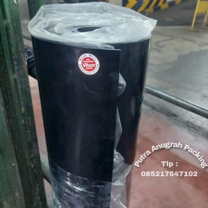 Jual Rubber sheet viton / Karet viton lembaran original 5mm x 100cm x 100cm - Jakarta Barat ...