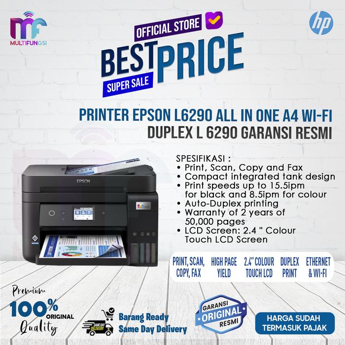 Promo Printer Epson L6290 All in One A4 Wi-Fi Duplex L 6290 Cicil 0% 3x ...