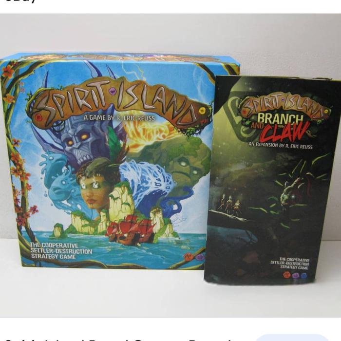 Jual Bundle Spirit Island + Branch and Claw Expansion Board Game ...