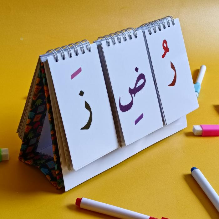Promo Flashcard flip book mainan edukasi anak belajar baca huruf ...
