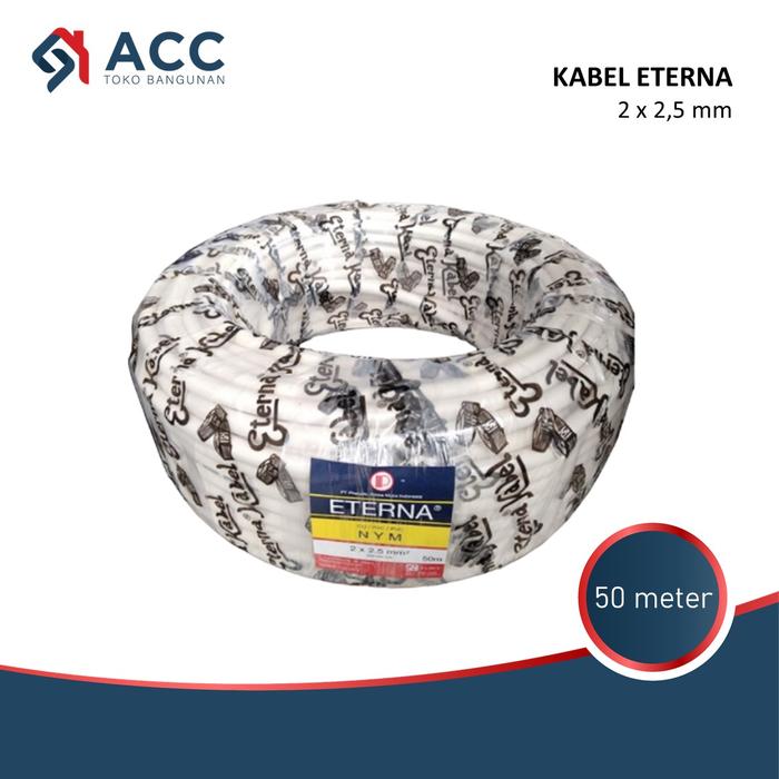 Jual Kabel Eterna NYM 2x2.5 50M Kabel Listrik Eterna 2x2.5 1 Roll 50 Meter - Kota Depok - Toko ...