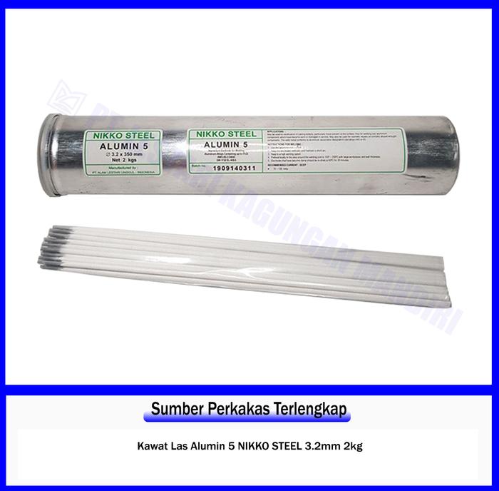 Jual Kawat Las Aluminium / Alumin 5 Ukuran 3.2mm 2kg Merk NIKKO STEEL ...